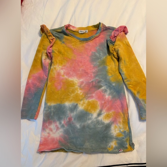 Appaman | Dresses | Appaman Pink Yellow And Blue Tiedye Long Sleeve Tee ...
